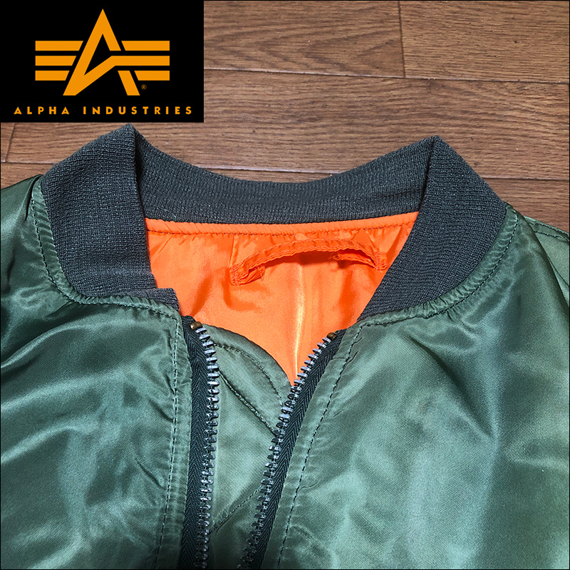 Yahoo!オークション - 【USA製】米国製・ALPHA アルファ MA-1 XLサイズ...