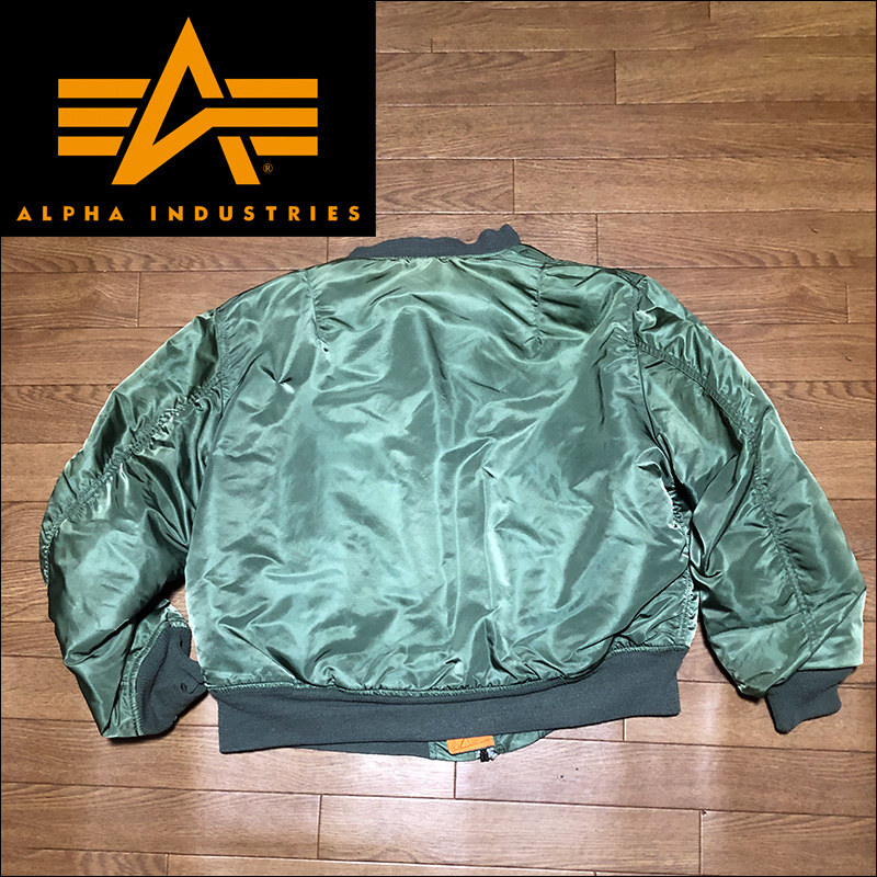 Yahoo!オークション - 【USA製】米国製・ALPHA アルファ MA-1 XLサイズ...
